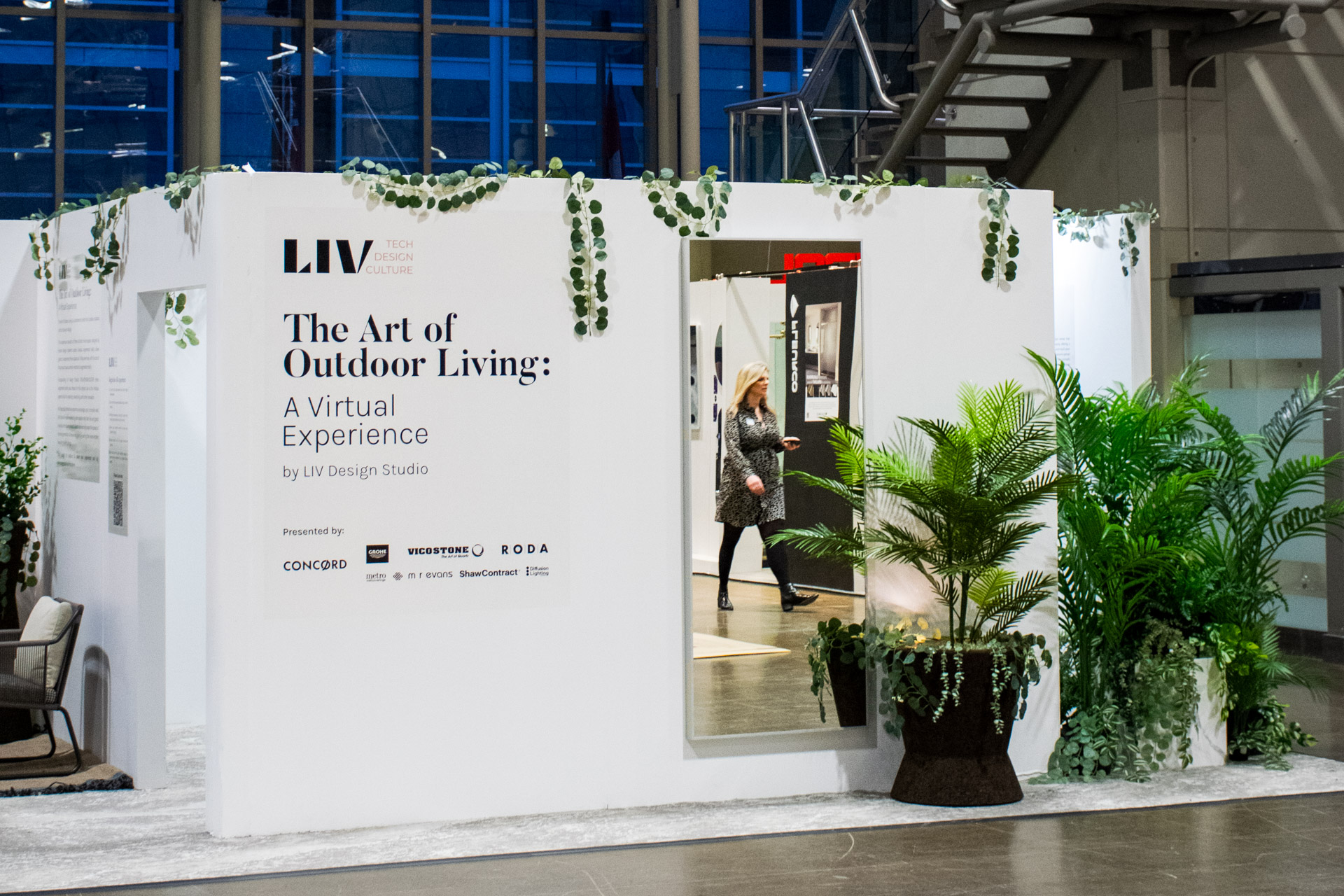 Design Deconstructed: The Art of Outdoor Living booth at IDS Toronto 2024 - LIV Design Studio